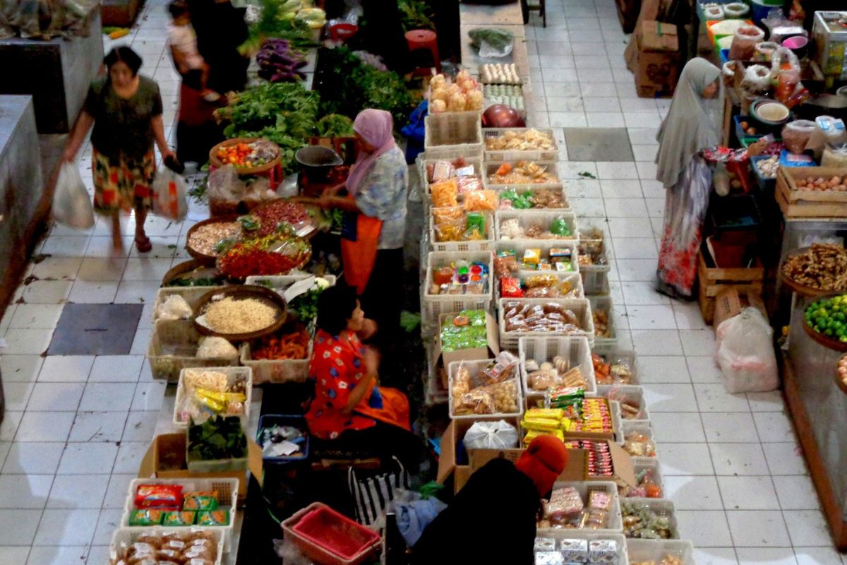 Pasar Cinde Palembang yang Ramai Kini Berakhir Mengenaskan