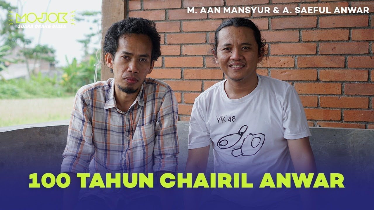 M. Aan Mansyur & A. Saeful Anwar: Melihat Chairil Anwar Bekerja - Mojok.co