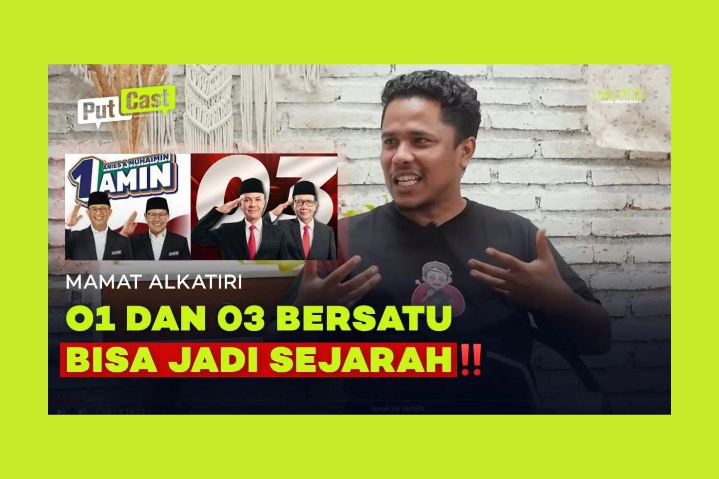 Mamat Alkatiri Berbagi Soal Fakfak Sampai Pemilu Dua Putaran